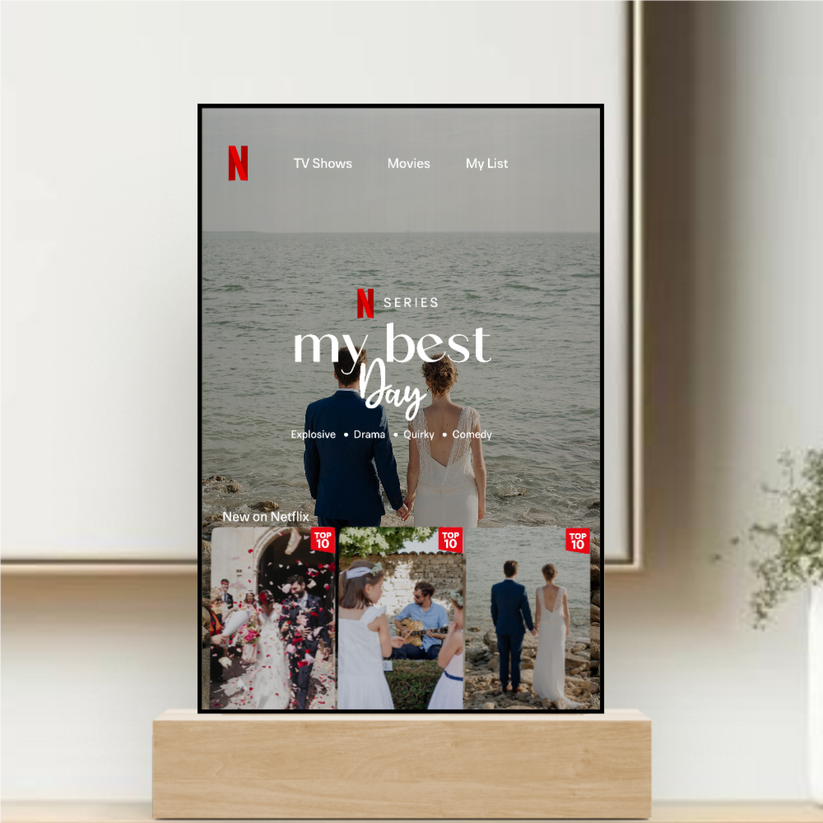 Netflix "My Best Day" - Plaque Cristal Acrylique – Loomine
